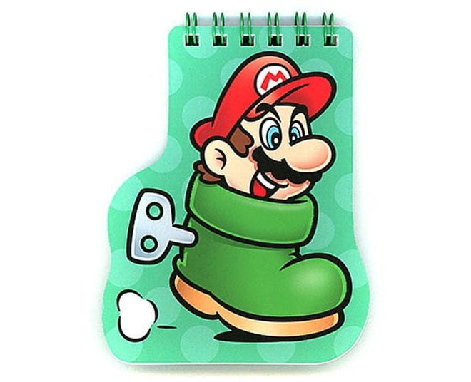 Super Mario Power Up: Mechanical Shoe Notepad – Hello Japan