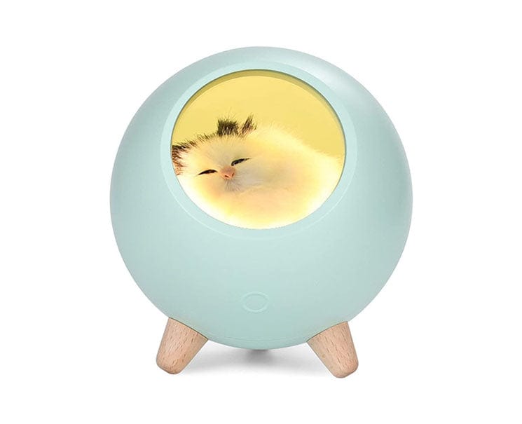 Sleeping Cat Mood Lamp: Mint – Hello Japan
