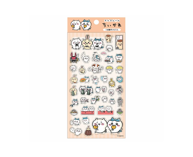 Chiikawa Clear Stickers – Hello Japan