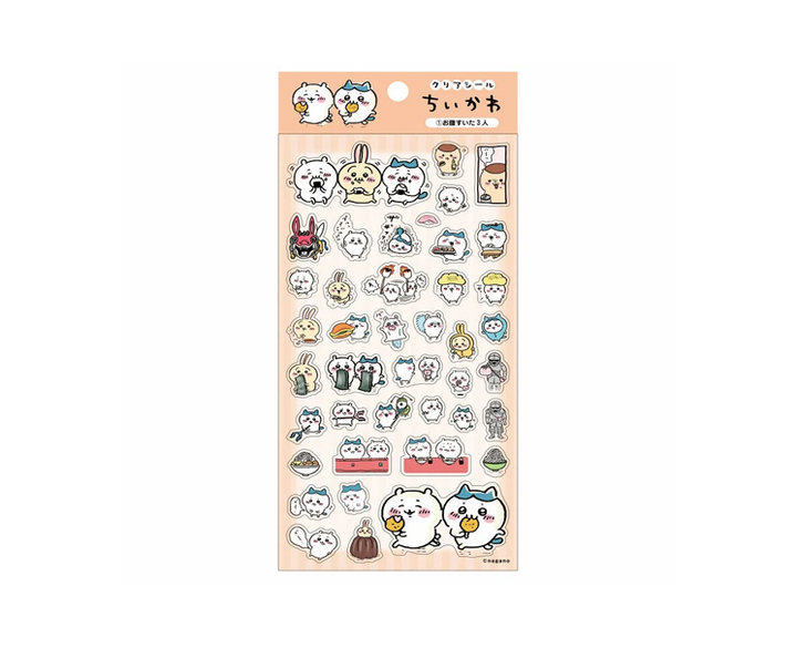 Chiikawa Clear Stickers – Hello Japan