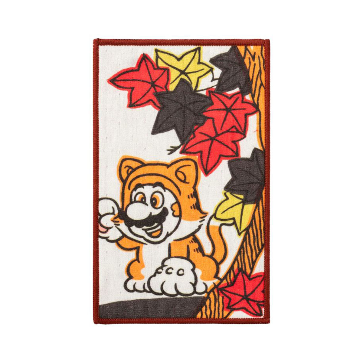 Nintendo Super Mario Autumn Leaves Hanafuda Mini Towel: Mario – Hello Japan