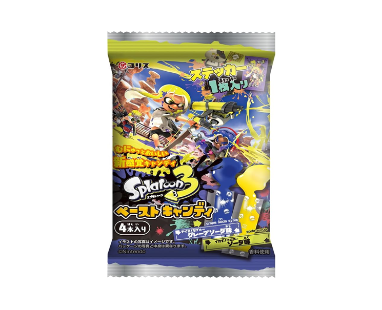 Splatoon 3 Paste Candy With Sticker – Hello Japan